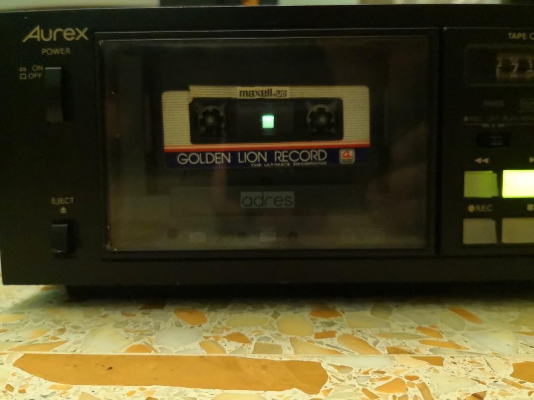AUREX PC-X88AD Stereo Cassette Deck, Audio, Portable Music Players on Carousell