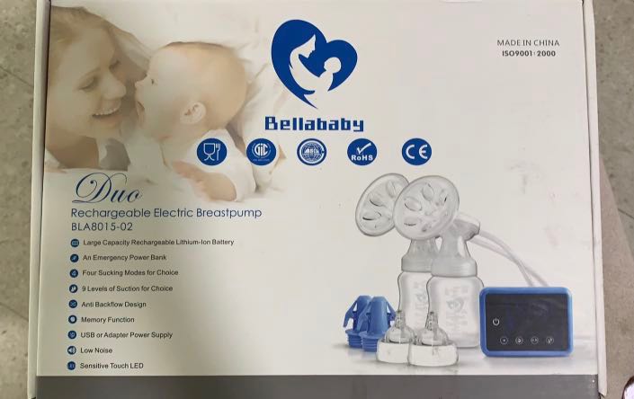 Bellababy Duo Rechargeable Electric Breastpump, Babies & Kids, Nursing ...