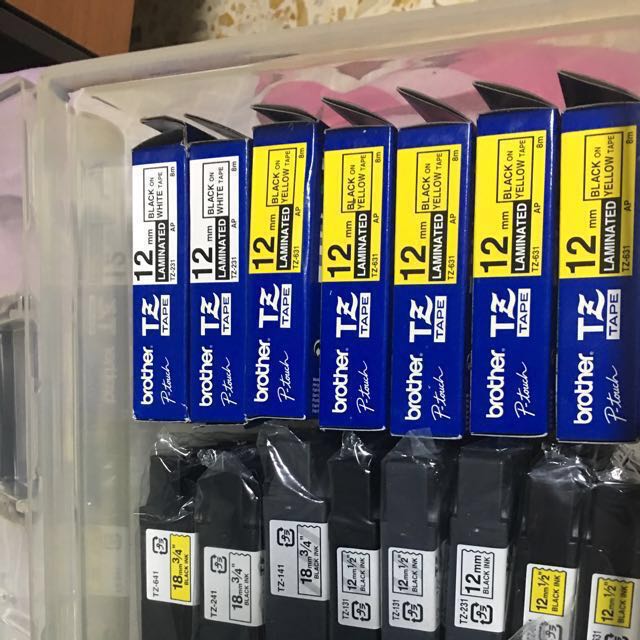 Brother Tz Label Printer Tapes, Hobbies & Toys, Stationery & Craft ...
