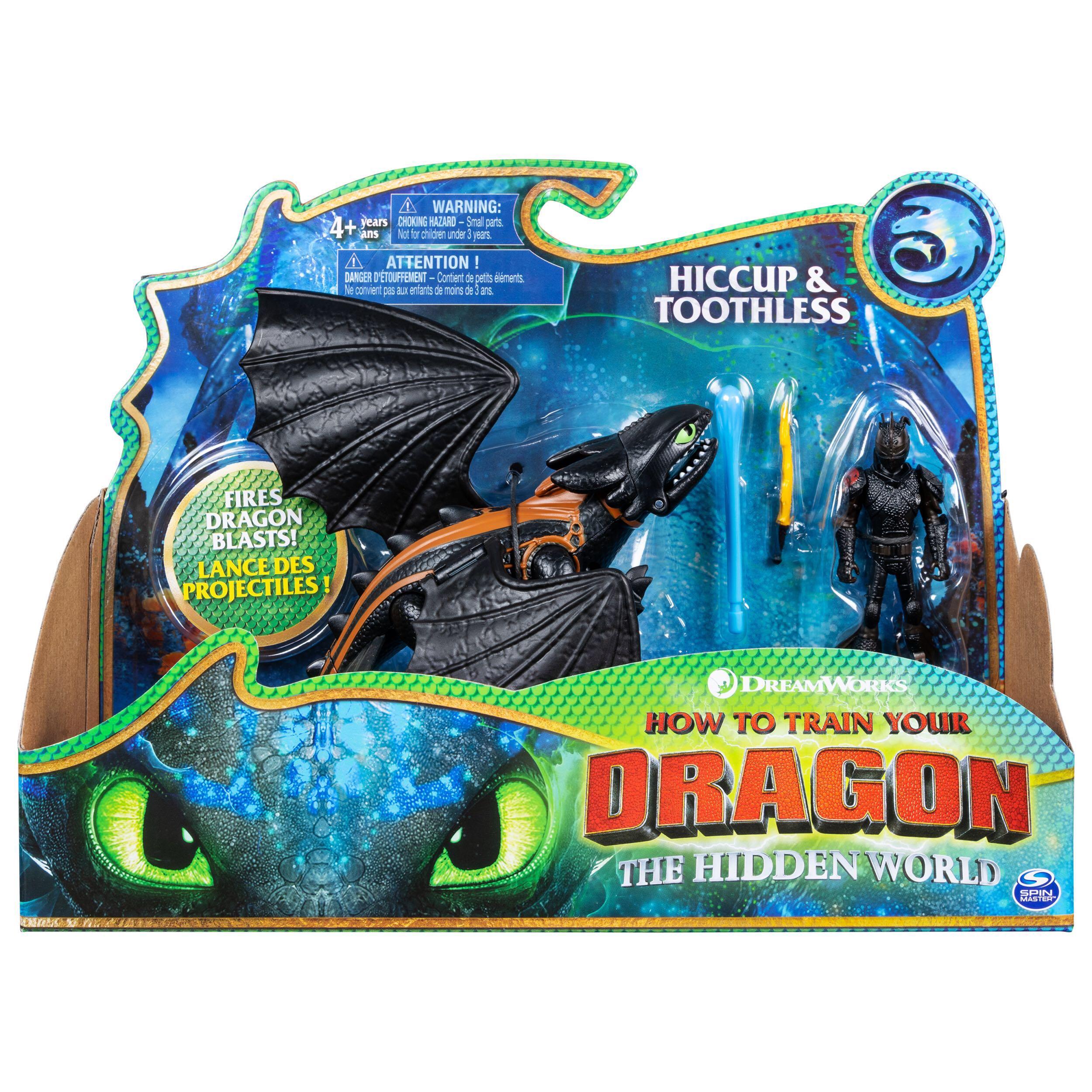 DreamWorks Dragons, Toothless and Hiccup, Dragon with Armored Viking ...