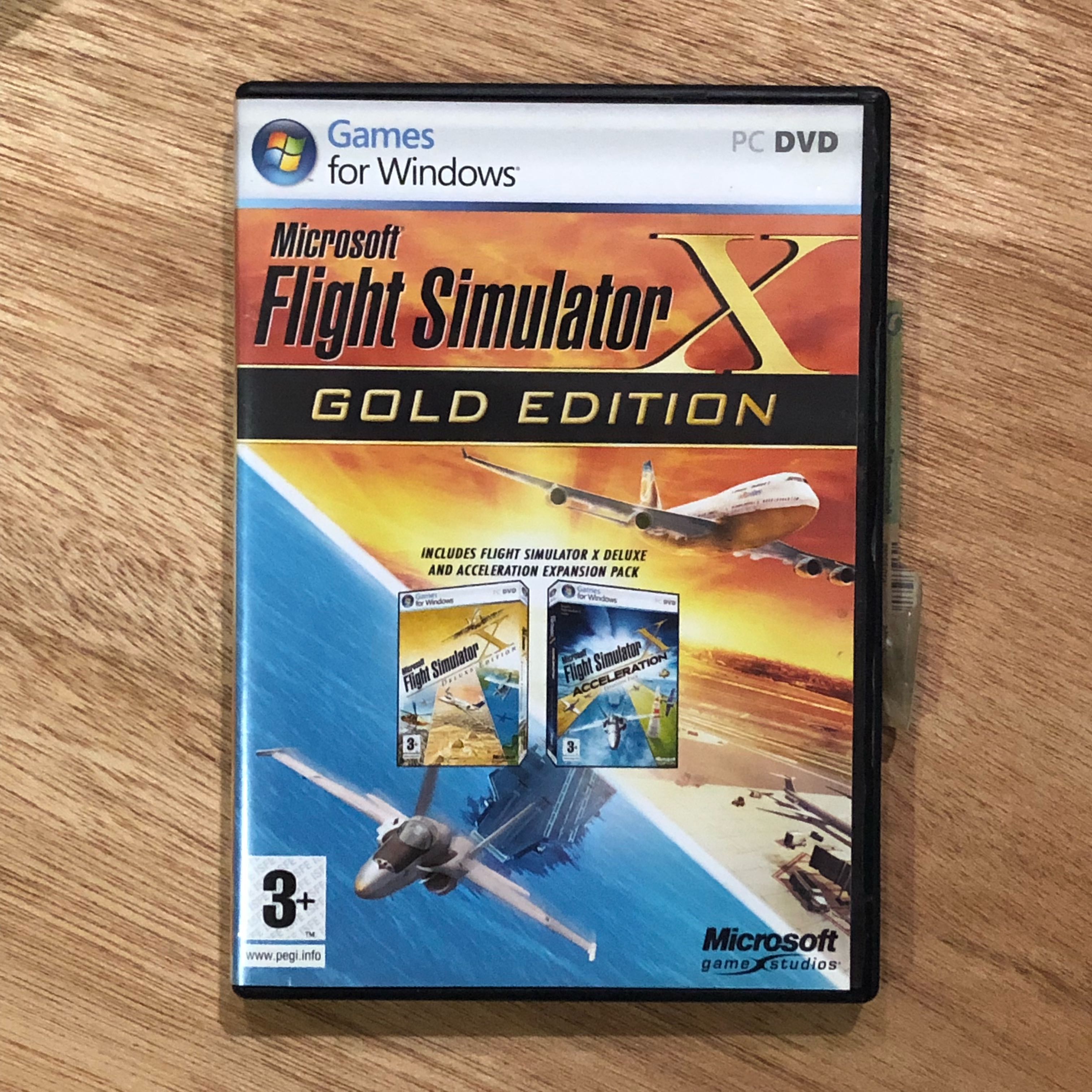 FLIGHT SIMULATOR X GOLD (FSX), Video Gaming, Video Games, Xbox on Carousell