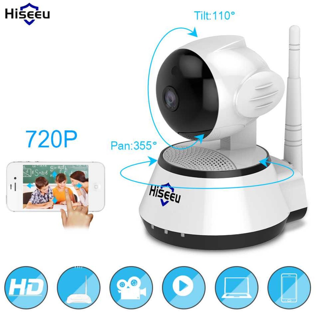 Hiseeu Wireless IP Camera CCTV HD 720P TItanGadget, Fotografi di Carousell