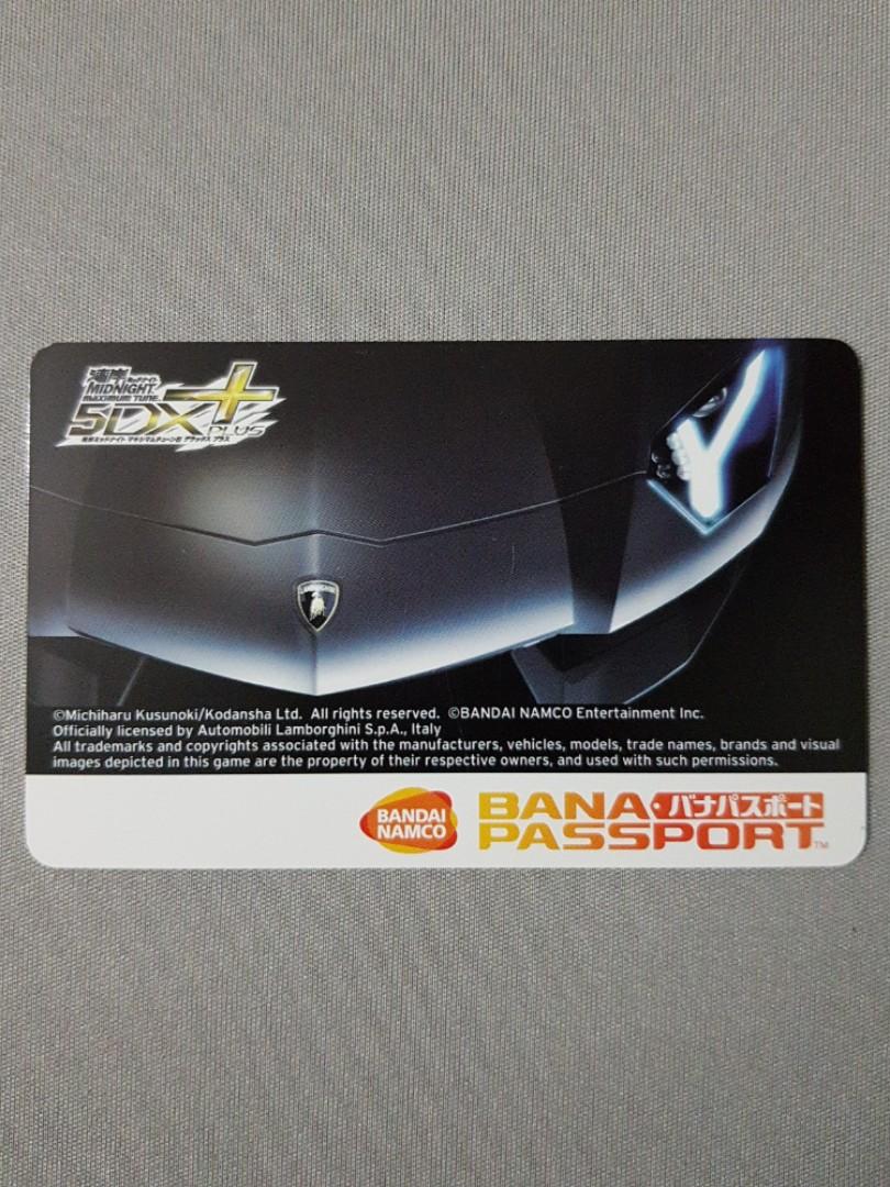 Limited Edition Bandai Namco Bana Passport BanaPassport Wangan Midnight Maximum Tune WMMT 5DX ...