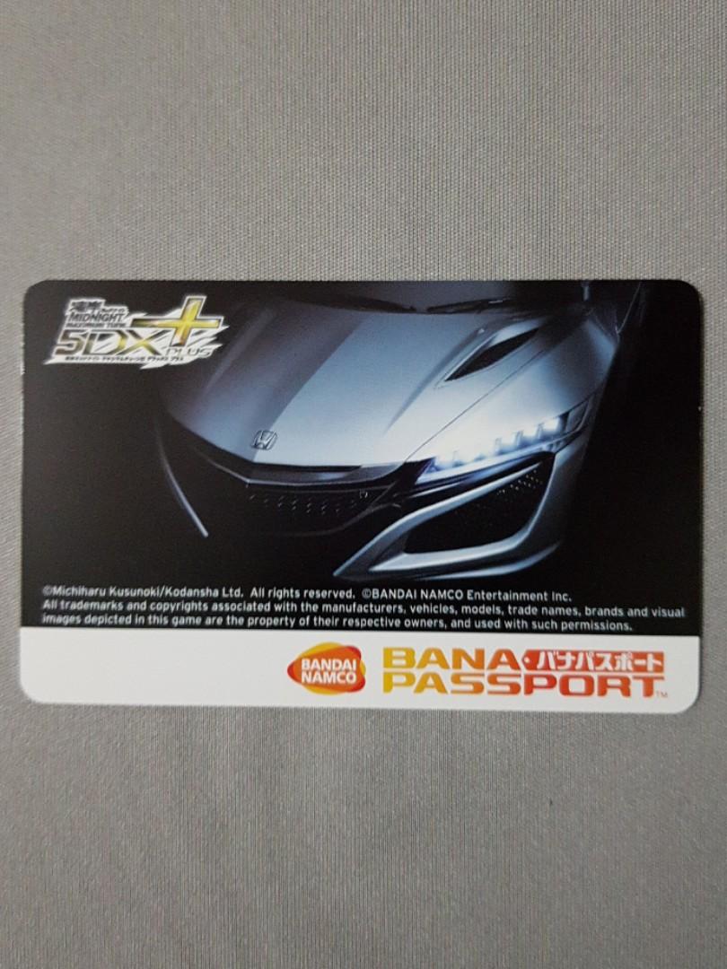 Limited Edition Bandai Namco Bana Passport BanaPassport Wangan Midnight Maximum Tune WMMT 5DX ...