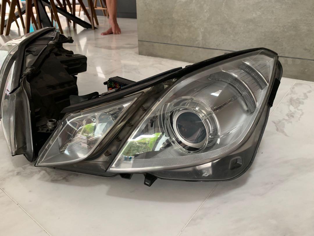 Mercedes W207 Headlights with electronic control board, Car Accessories ...