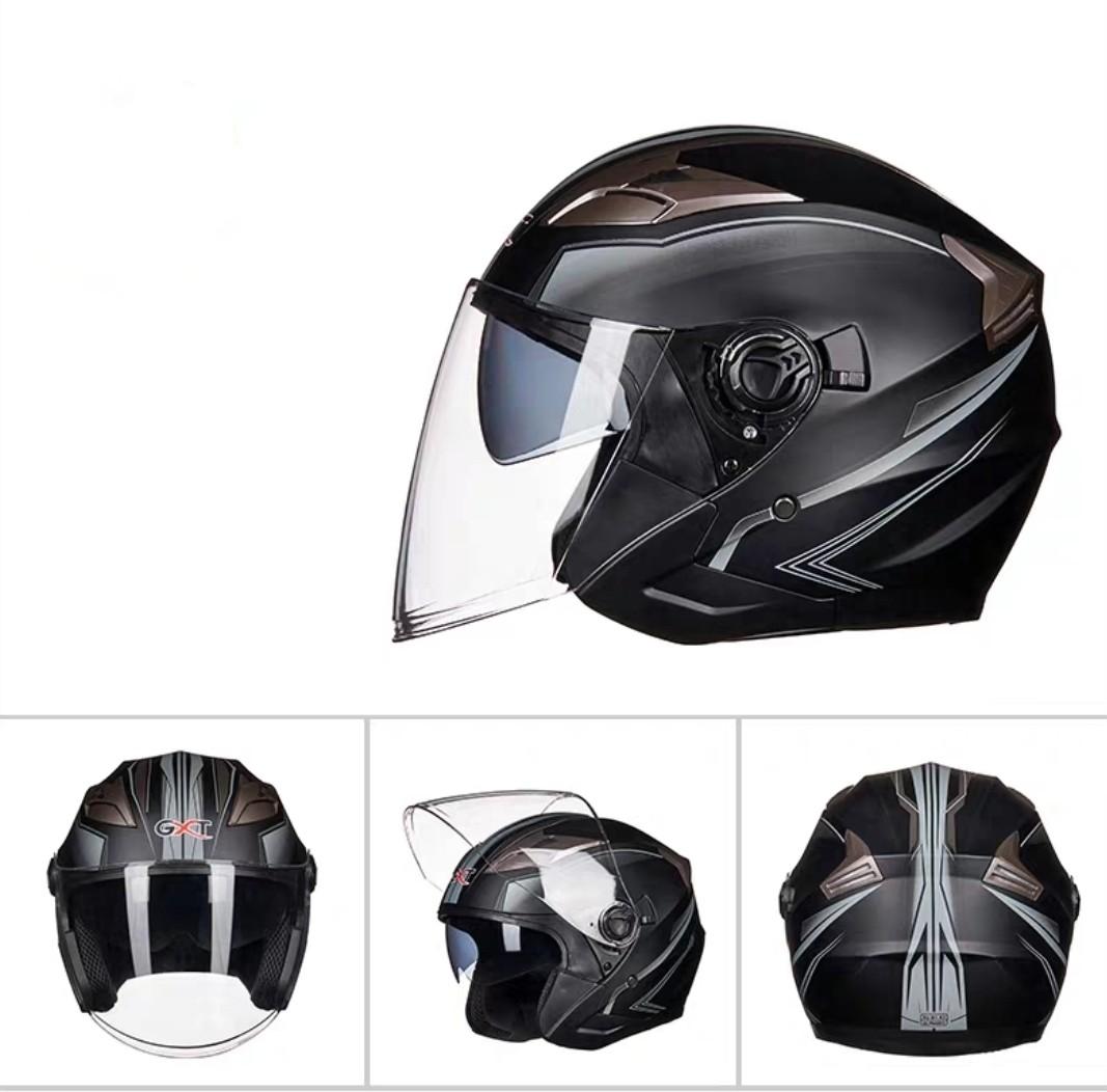 Open Face light Weight Motorcycle Helmet with Sun Shield, Motorcycles ...