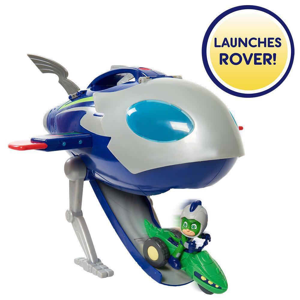 PJ Masks Super Moon Adventure HQ Rocketship Playset, Exclusive Gekko ...