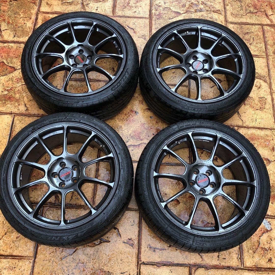Rim Rays ZE40 18 5x100, Auto Accessories on Carousell