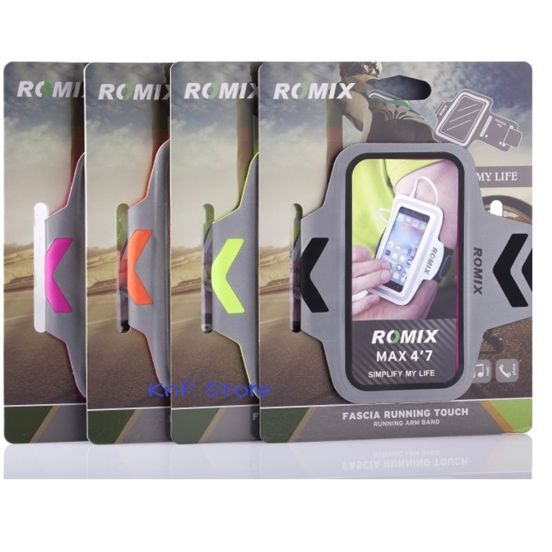 ROMIX 超薄反光運動臂帶 4.7吋及5.5吋, 手提電話, 電話＆平板電腦配件, 固定器及支架 - Carousell