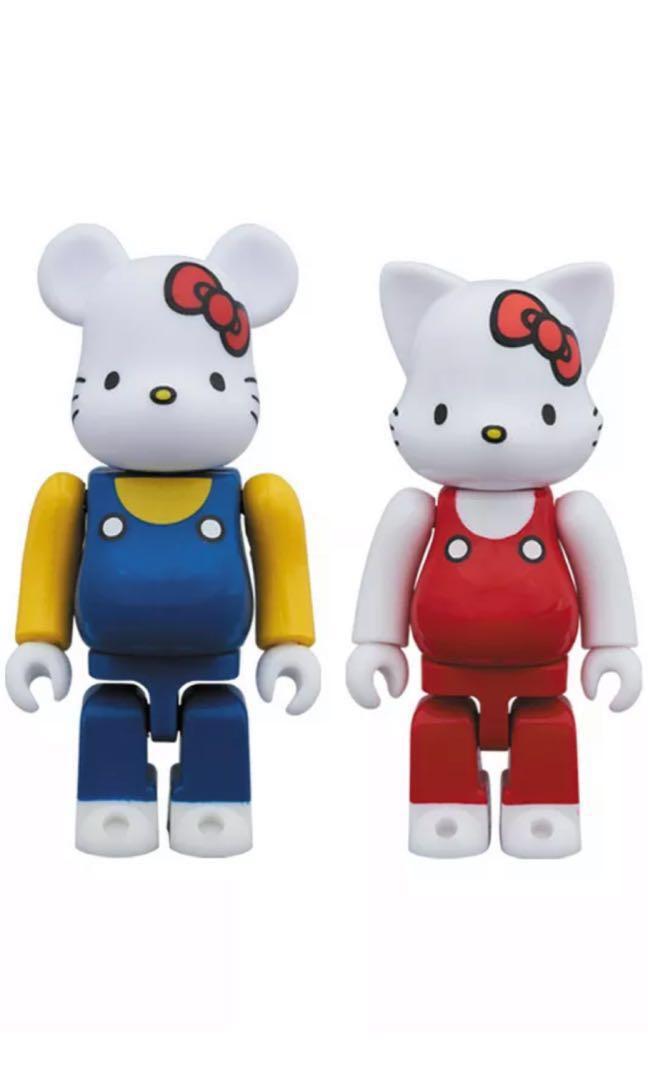 Sanrio Hello Kitty Bearbrick + Nybrick 2pcs box set, Hobbies & Toys ...