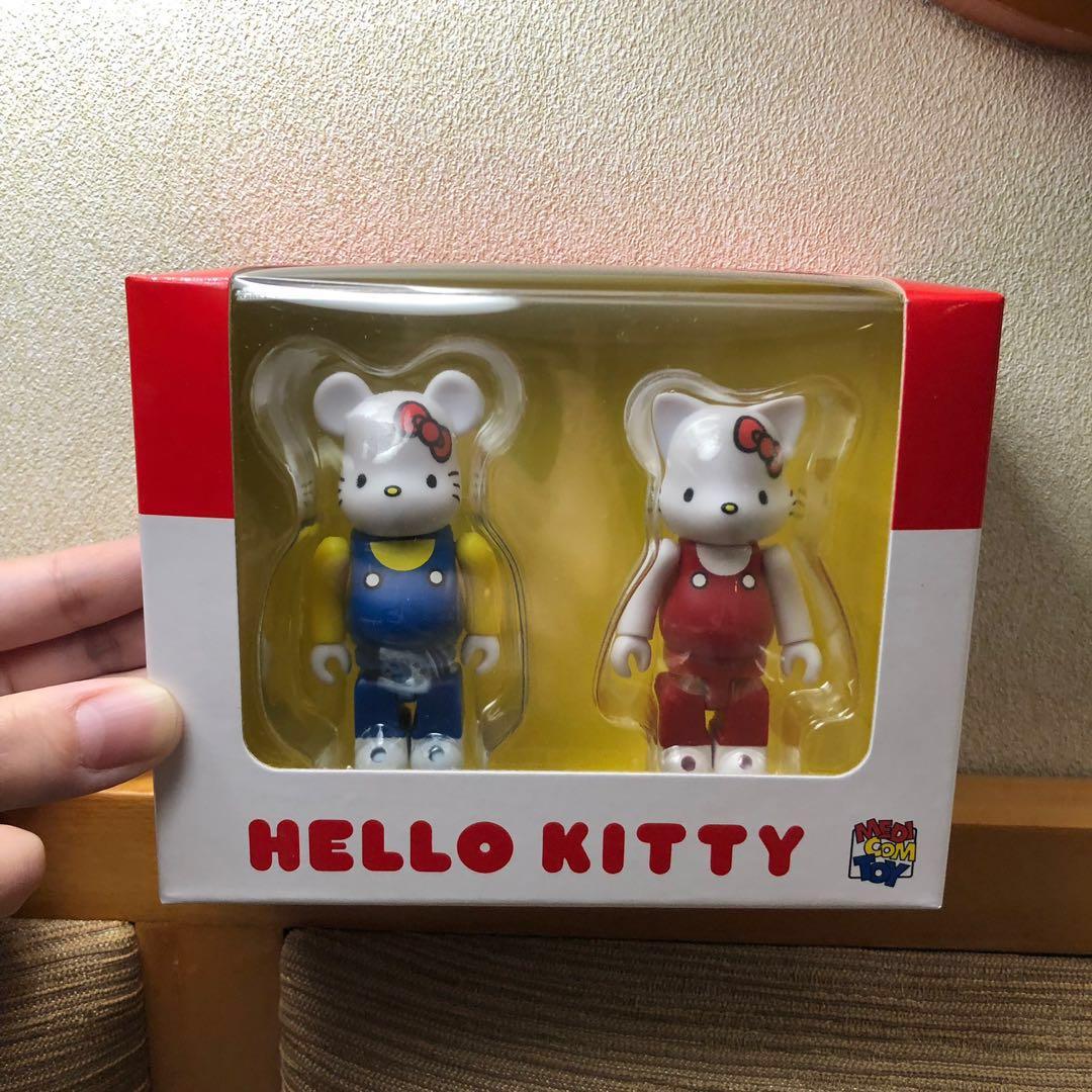 Sanrio Hello Kitty Bearbrick + Nybrick 2pcs box set, Hobbies & Toys ...