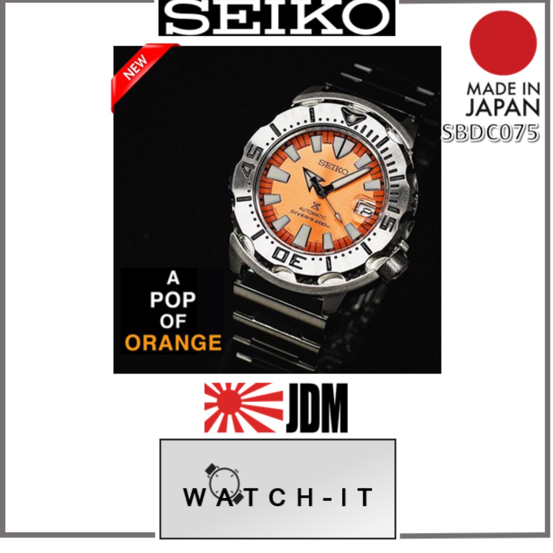 SEIKO ORANGE MONSTER (JDM), Luxury, Watches on Carousell