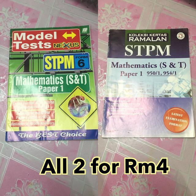 STPM Mathematics T Reference / Exercise Book, Hobbies & Toys, Books ...