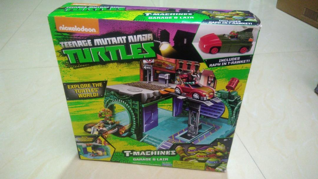 TMNT teenage mutant ninja turtles t-machines garage & lair, Hobbies ...