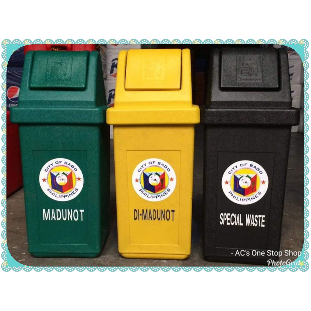 Waste Segregation Trashbins, Furniture & Home Living, Cleaning ...