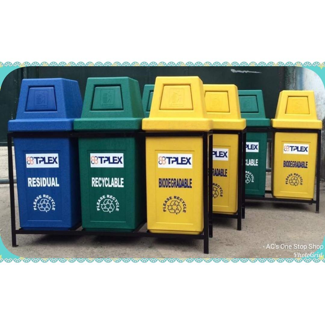 Waste Segregation Trashbins, Furniture & Home Living, Cleaning ...