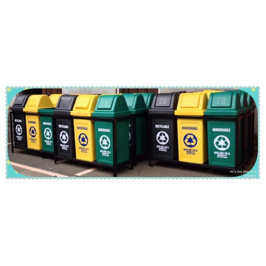 Waste Segregation Trashbins, Furniture & Home Living, Cleaning ...
