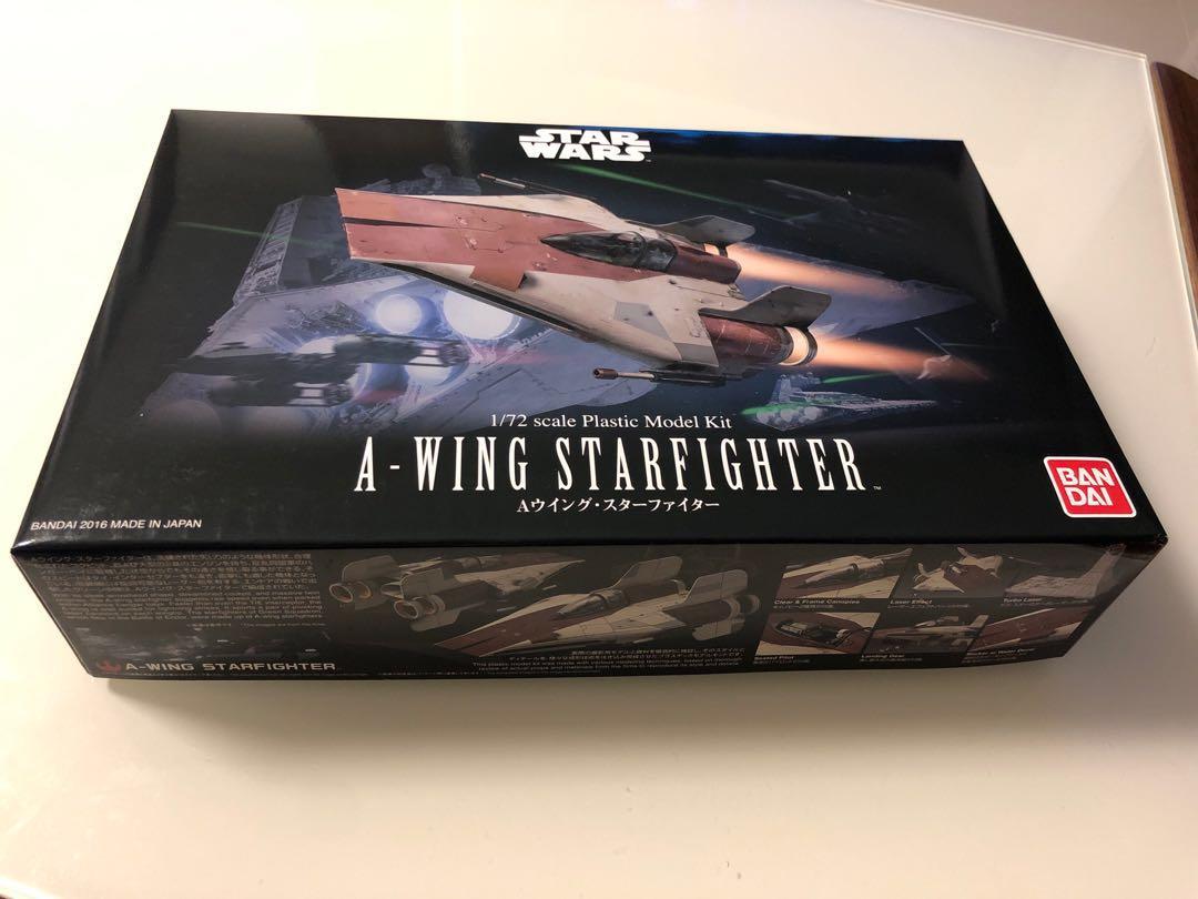 1/72 scale Star Wars A-Wing Model Kit by Bandai Japan, Toys & Games ...