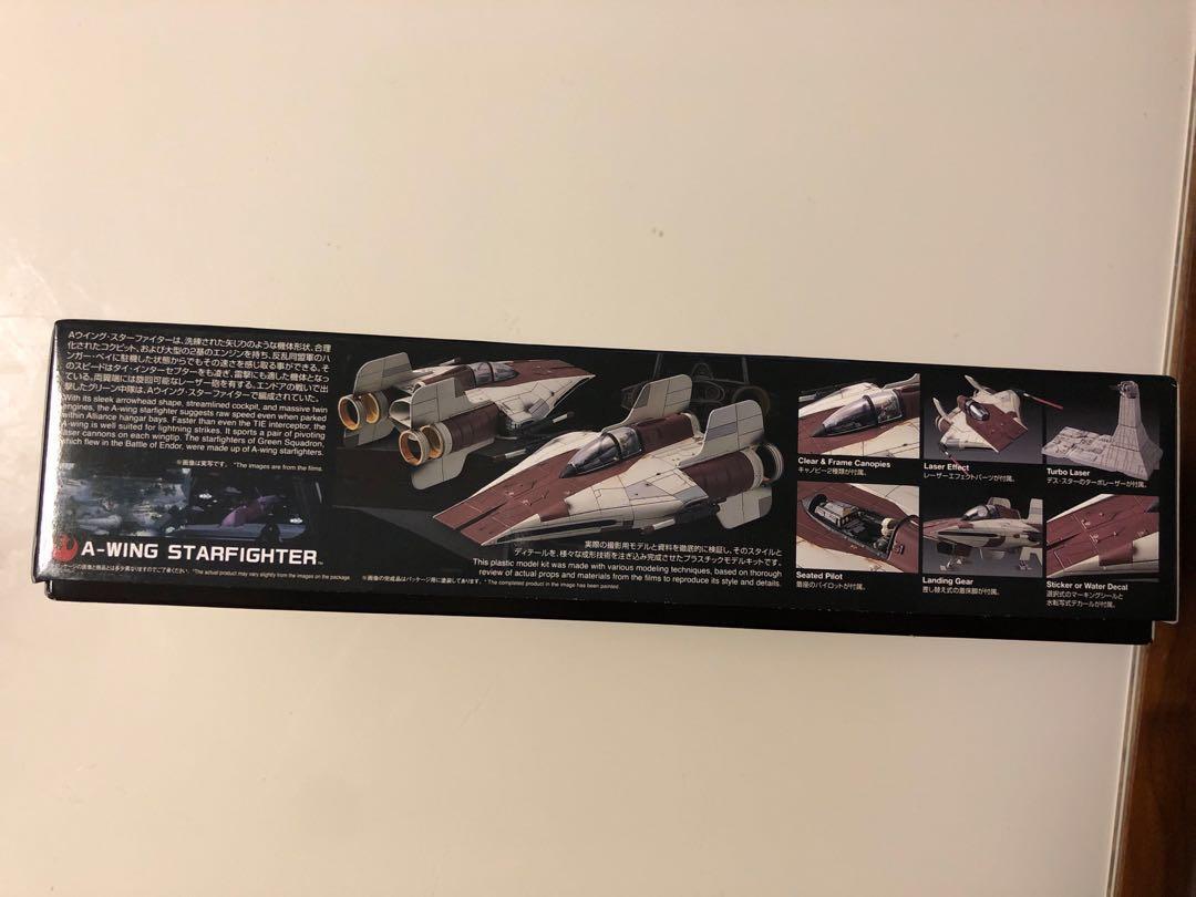 1/72 scale Star Wars A-Wing Model Kit by Bandai Japan, Toys & Games ...
