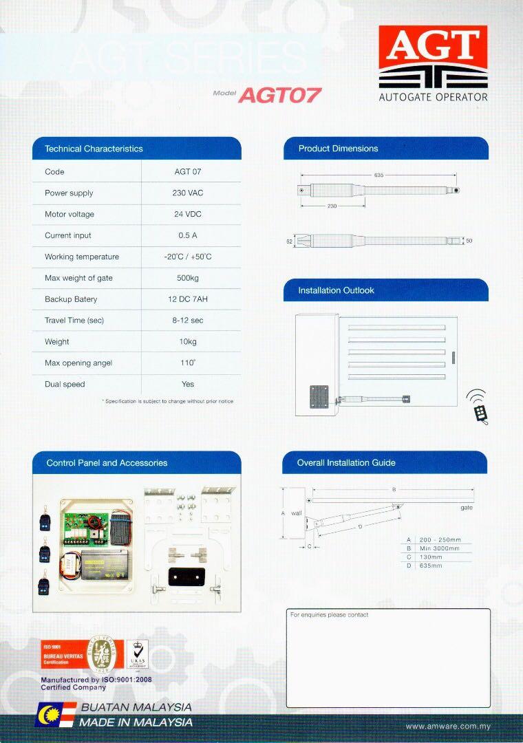 AGT07S Autogate Swing/ Folding Hot Deal!, Health & Nutrition, Assistive ...