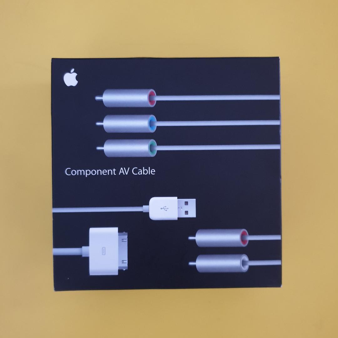 Apple Component AV Cable 30 Pin Connector #MRTTampines, Computers ...