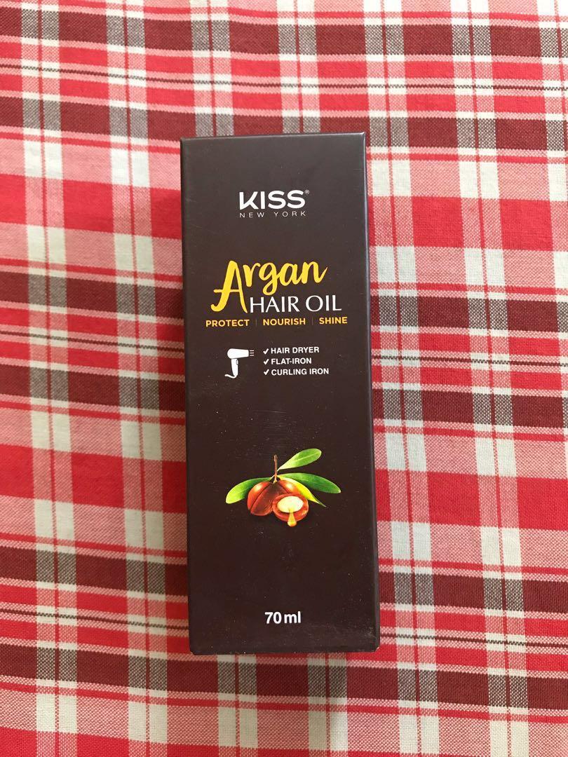 Brand New KISS New York Argan Hair Oil, Beauty & Personal Care, Hair on ...