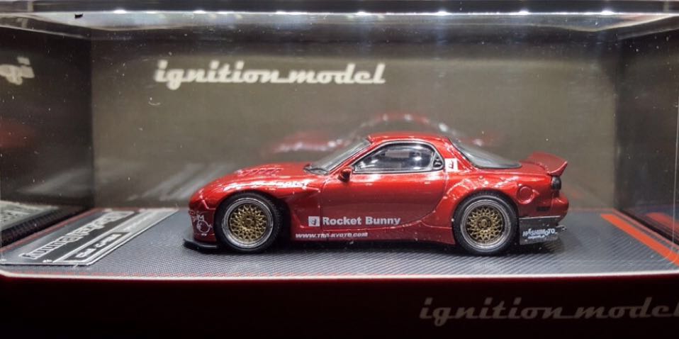Ignition Model 1/64 Rocket Bunny RX-7 (FD3S) Red Metallic, Hobbies & Toys, Toys & Games on Carousell