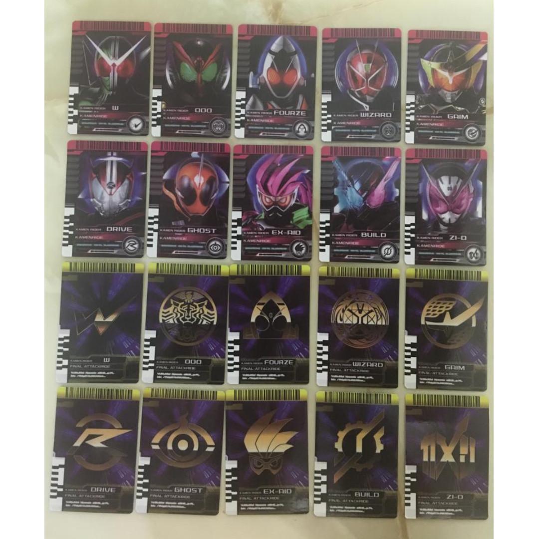 Kamen Rider Decade Custom Neo Decade Driver Rider Cards SET, Hobbies ...
