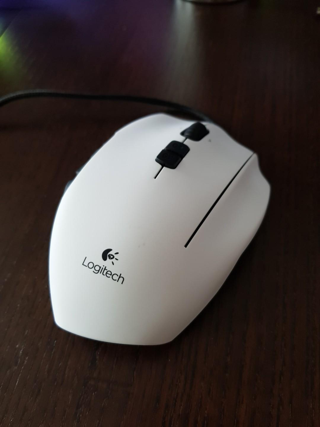 Logitech G600 MMO Mouse RGB white, Computers & Tech, Parts ...