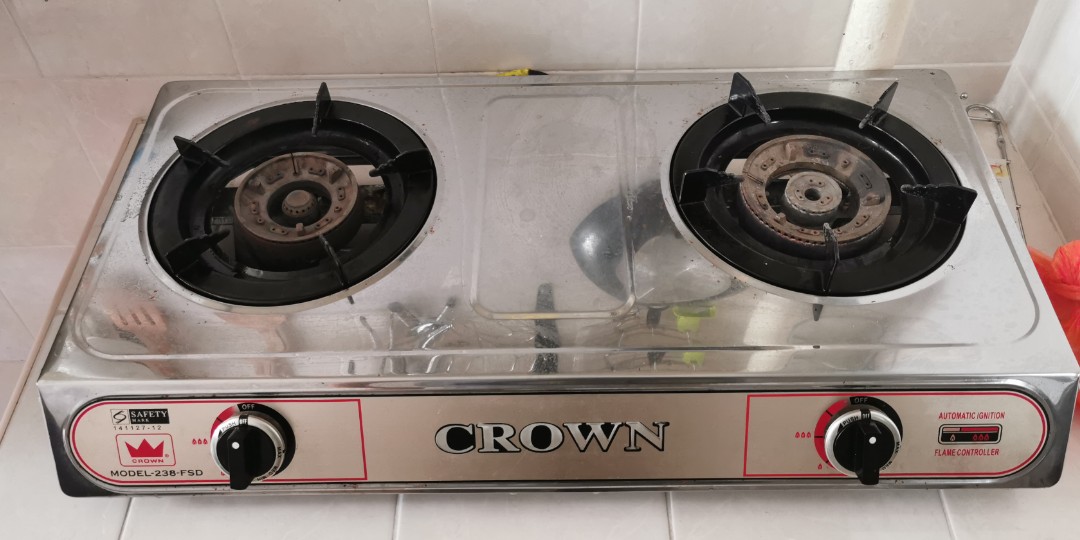 LPGCROWN Table-top Gas Cooker (PUB) Model: 238, TV & Home Appliances ...