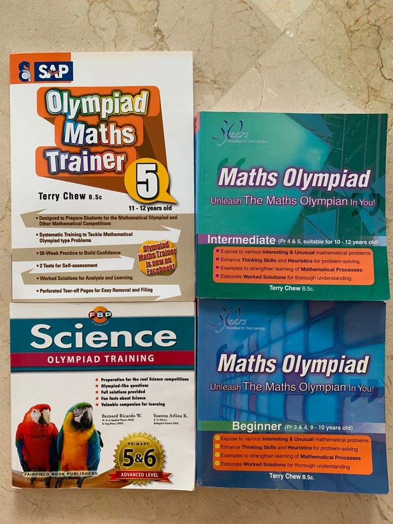 Math Olympiad books, Hobbies & Toys, Books & Magazines, Assessment ...