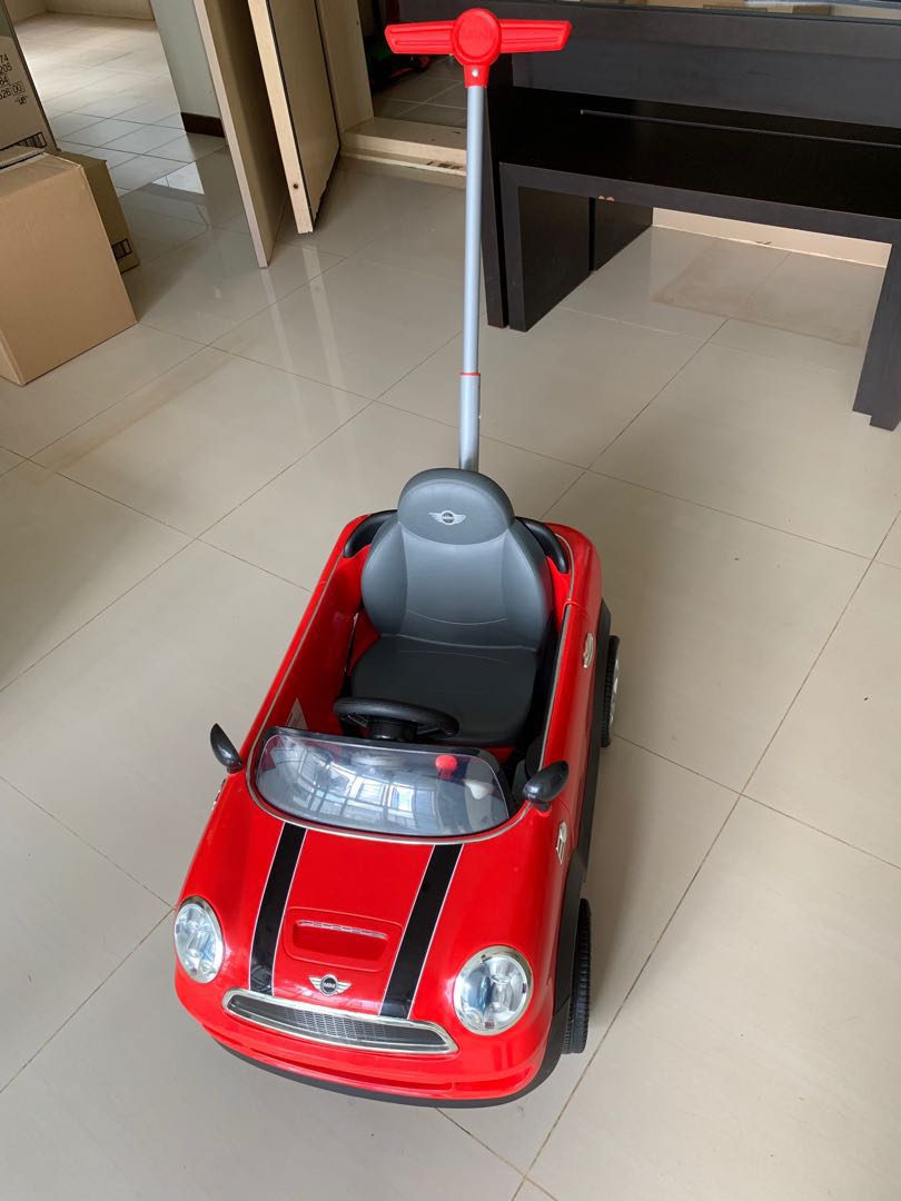 Mini Cooper Push Car, Babies & Kids, Infant Playtime on Carousell
