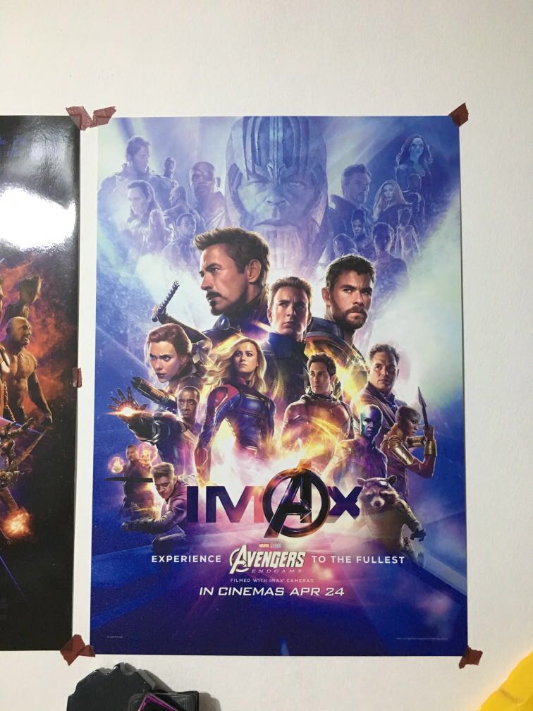 original Avengers Endgame movie poster, TV & Home Appliances, TV ...