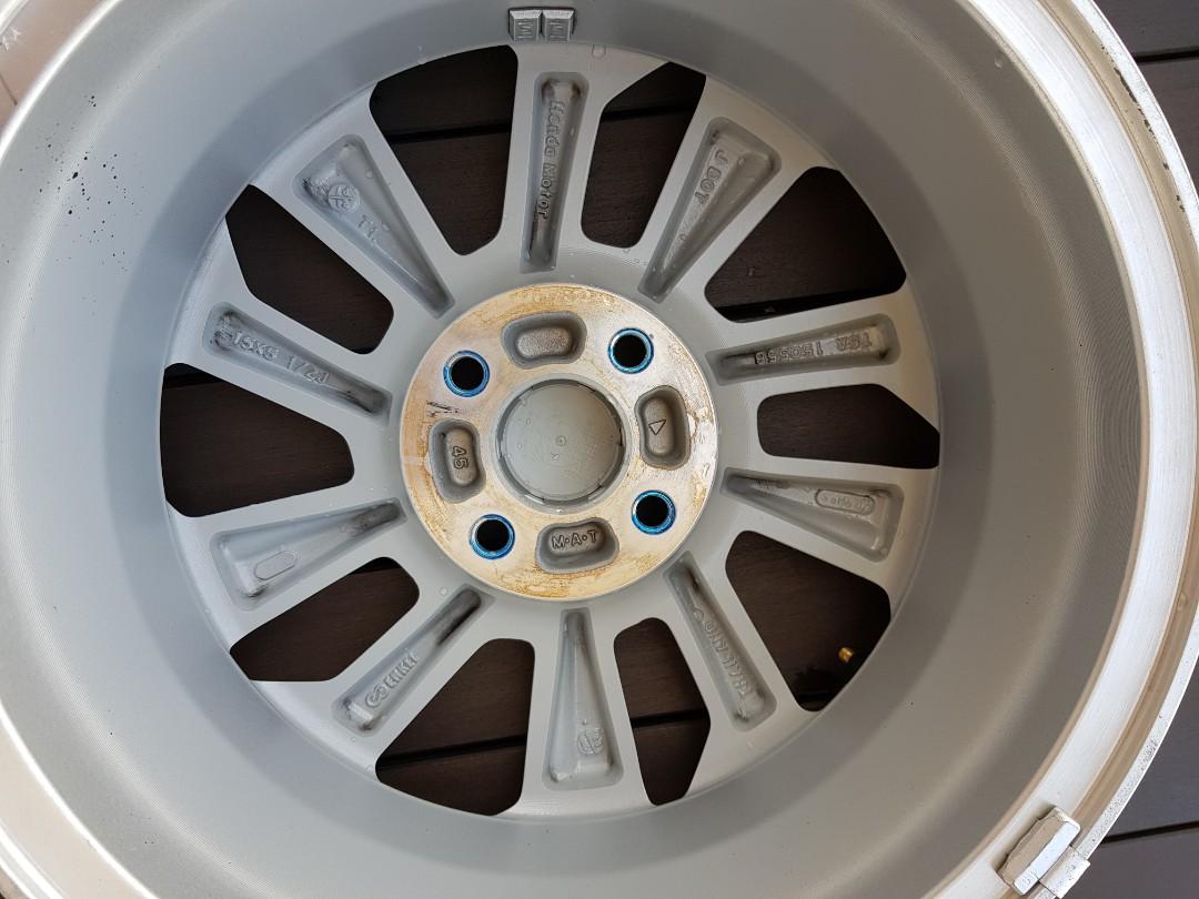 Original Honda Enkei wheels, Car Accessories, Tyres & Rims on Carousell