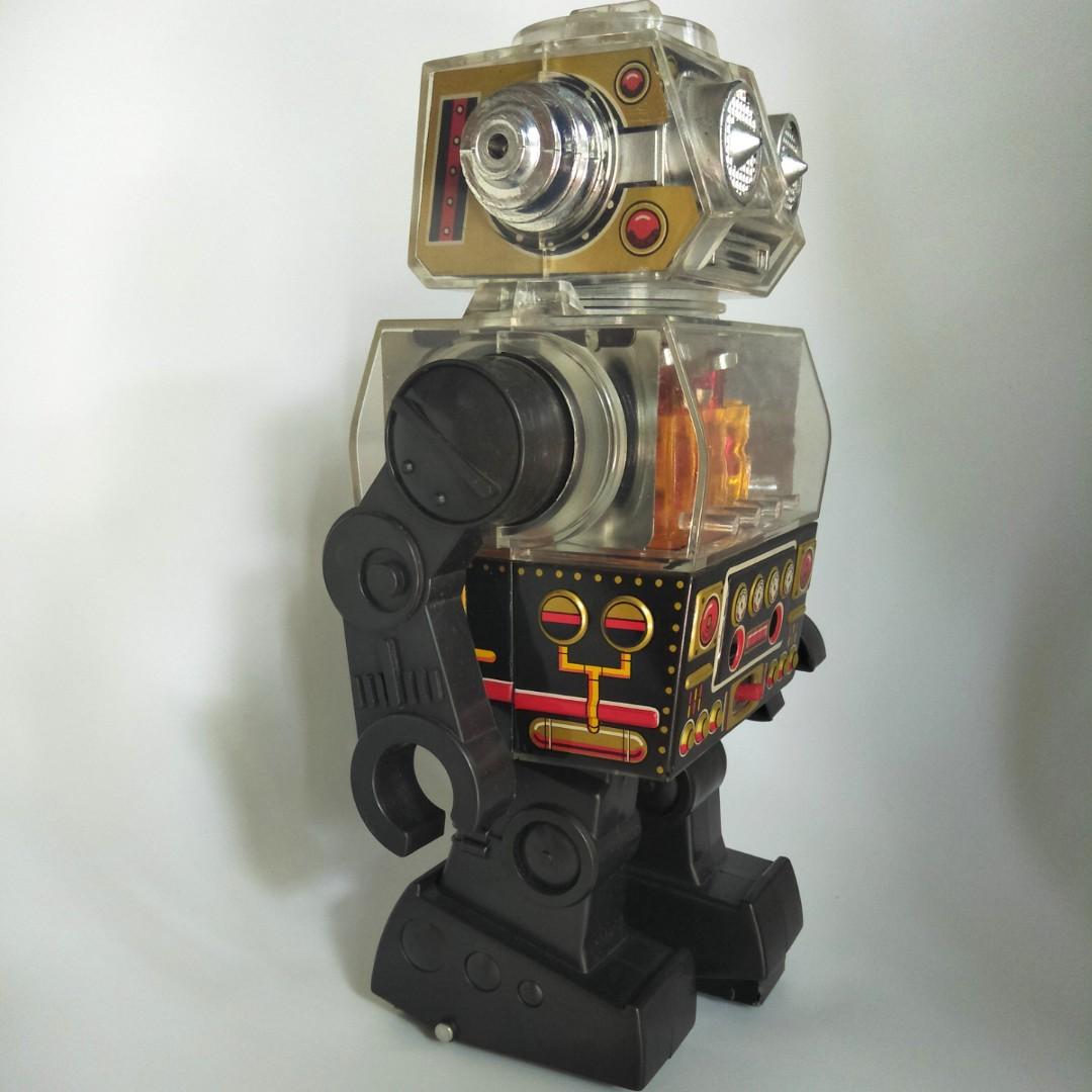 RARE Vintage HORIKAWA SH 1977 Piston Robot 10½” Battery Operated Tin ...