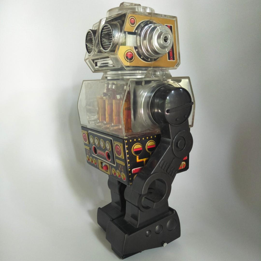 RARE Vintage HORIKAWA SH 1977 Piston Robot 10½” Battery Operated Tin ...