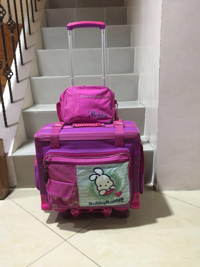 Robby Rabbit Trolley Bag, Babies & Kids, Baby Nursery & Kids Furniture ...