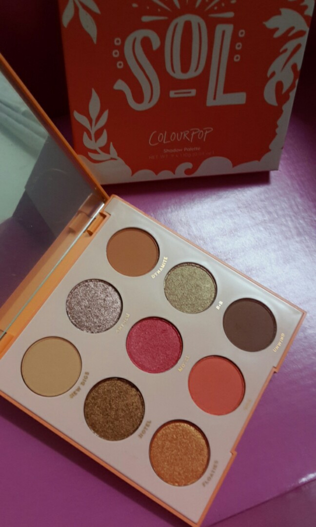 Sol Colourpop Eyeshadow, Beauty & Personal Care, Face, Makeup on Carousell