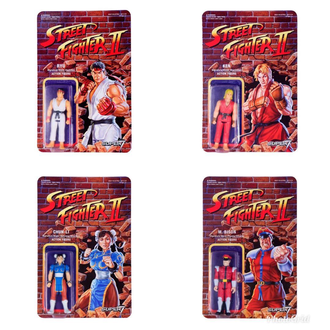 Super7 Street Fighter 2 Action Figures Set, Hobbies & Toys, Toys ...