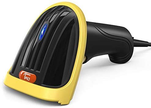 TaoTronics USB Barcode Scanner, Handheld Wired Bar Code 1D Laser ...