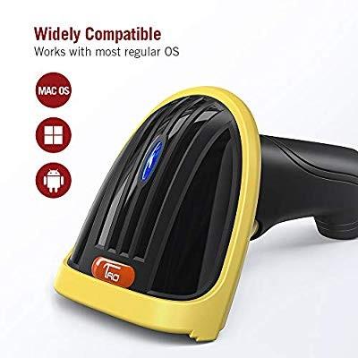 TaoTronics USB Barcode Scanner, Handheld Wired Bar Code 1D Laser ...