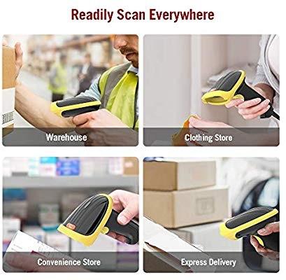 TaoTronics USB Barcode Scanner, Handheld Wired Bar Code 1D Laser ...