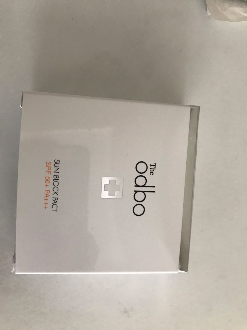 The odbo sun block pact. SPF 50+ PA+++, Beauty & Personal Care, Face, Face Care on Carousell