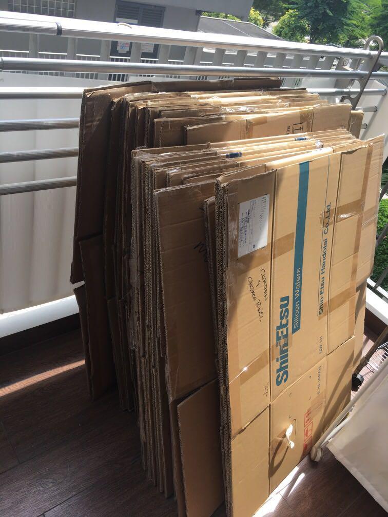 Used carton boxes, Everything Else on Carousell