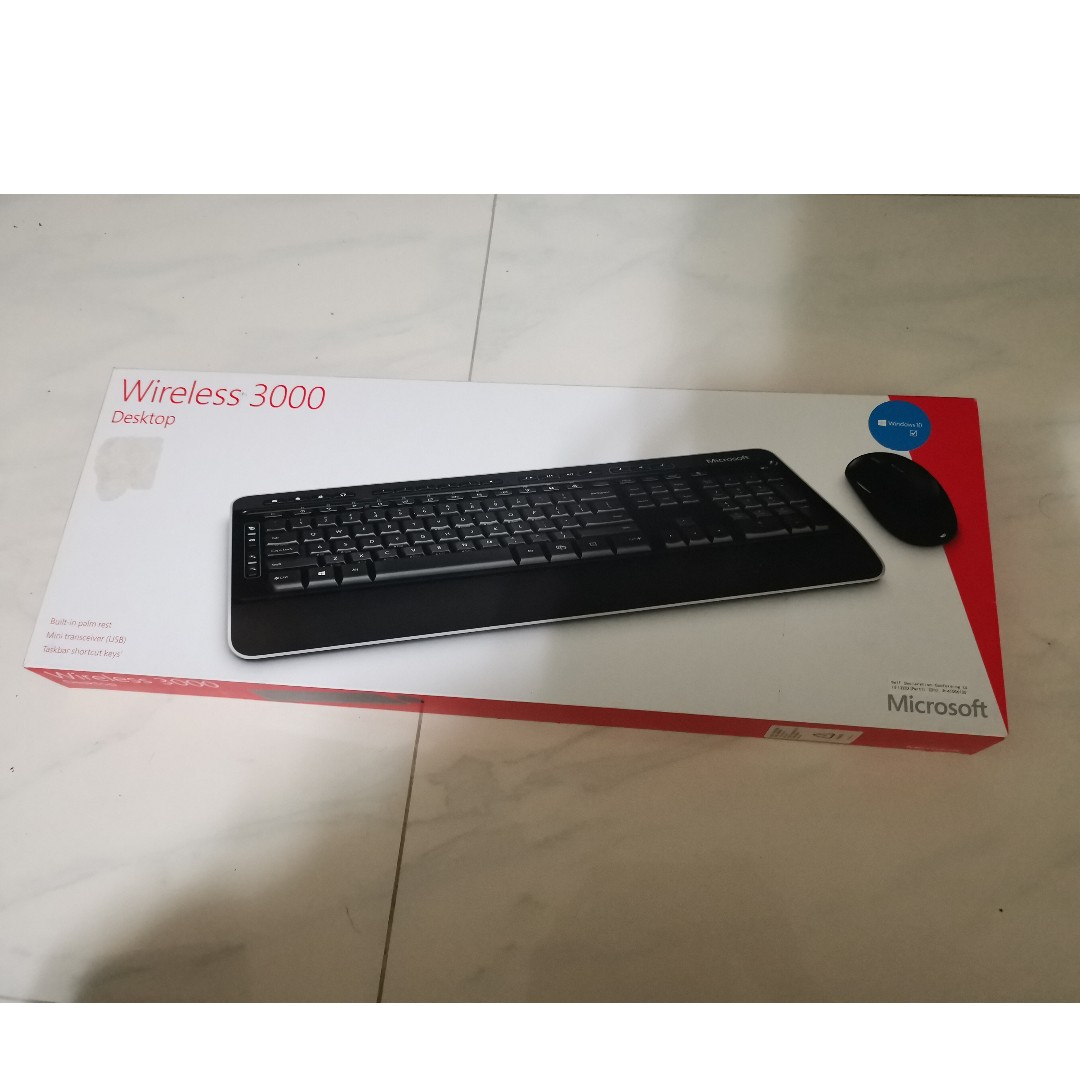 (Used) Microsoft Wireless Desktop 3000, Computers & Tech, Desktops on ...
