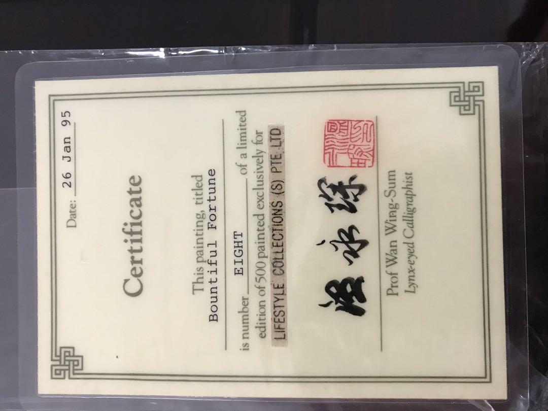 Wan Wing Sum Microcalligraphy Art, Hobbies & Toys, Memorabilia ...