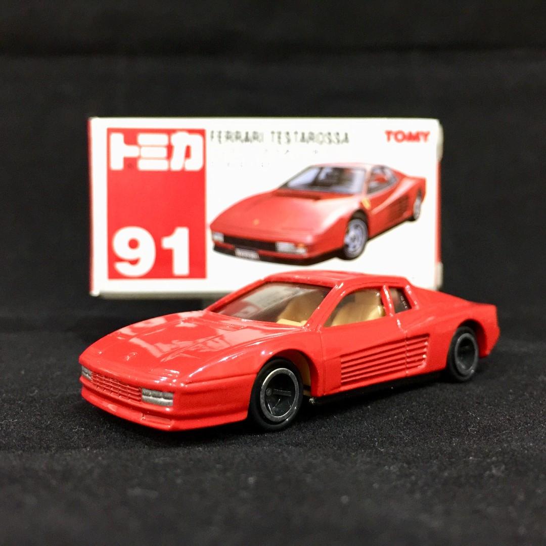 91 Ferrari Testarossa by Tomica, Hobbies & Toys, Toys & Games on Carousell