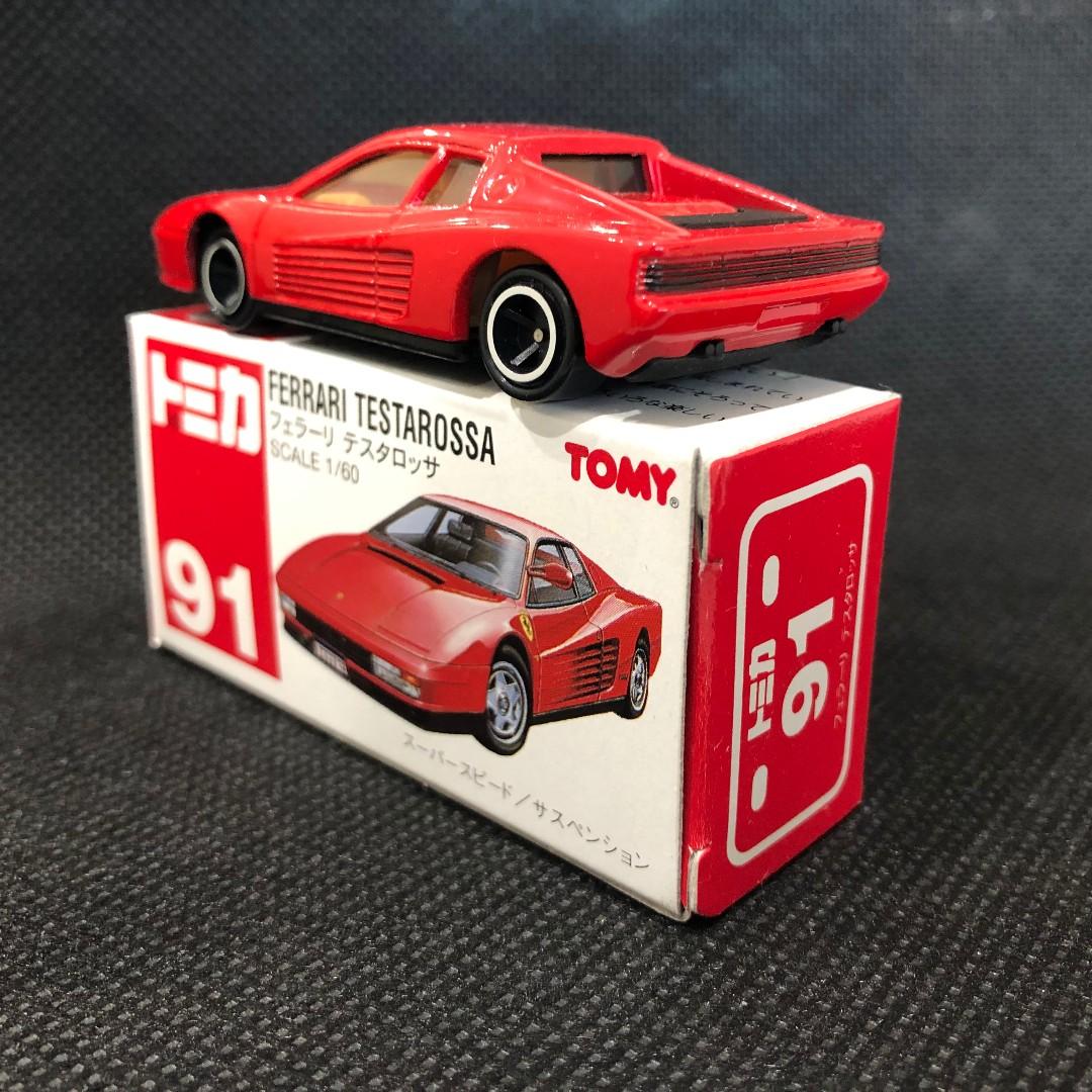 91 Ferrari Testarossa by Tomica, Hobbies & Toys, Toys & Games on Carousell