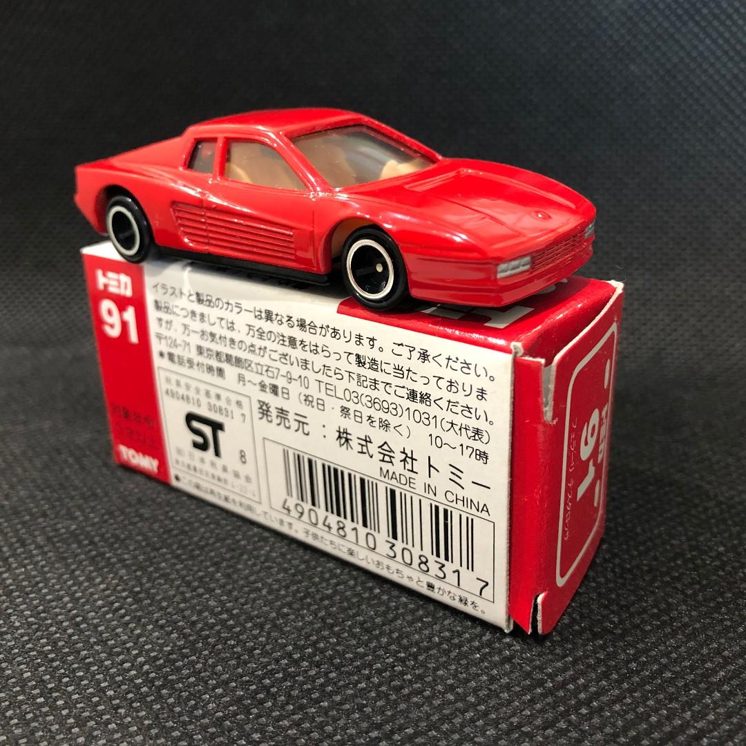 91 Ferrari Testarossa by Tomica, Hobbies & Toys, Toys & Games on Carousell