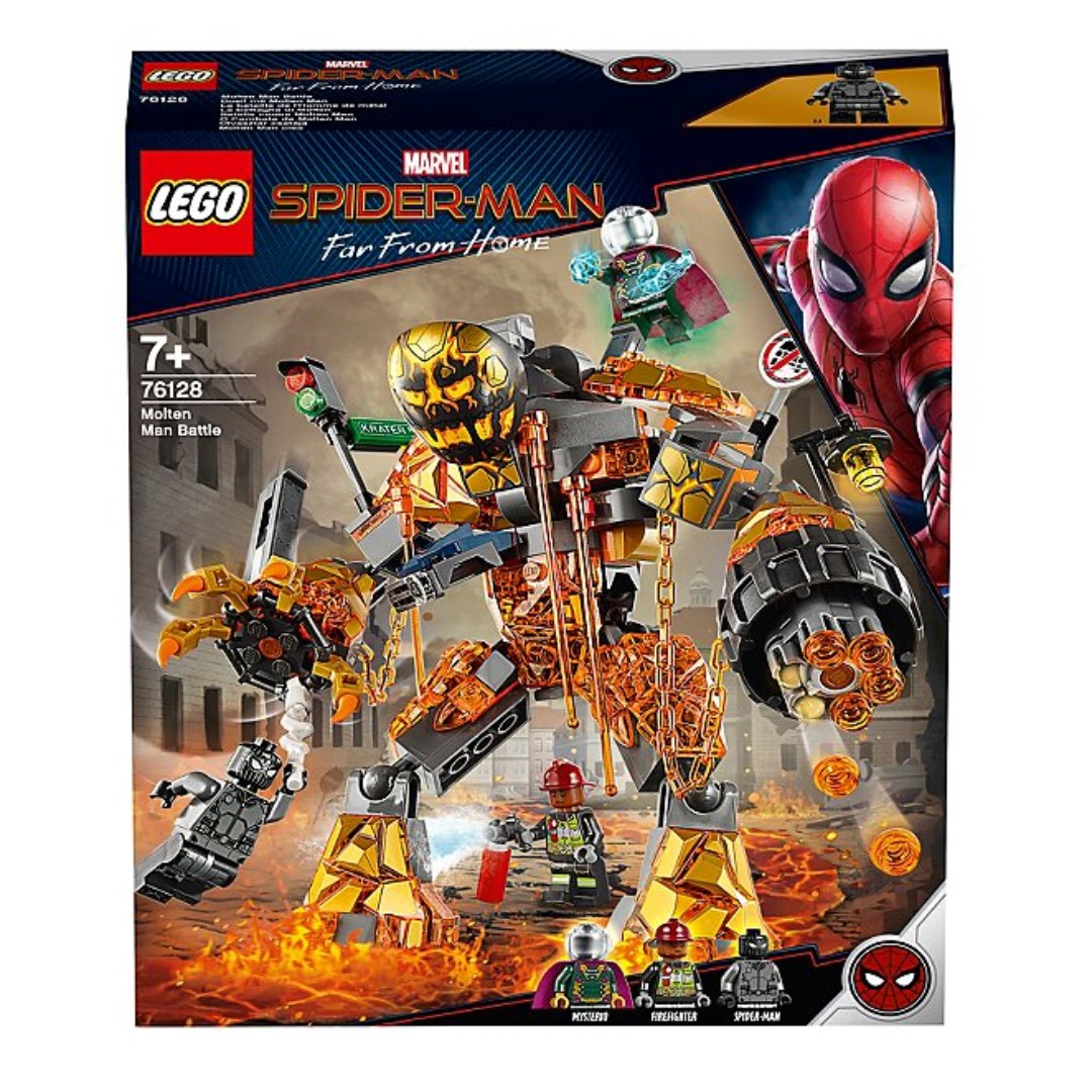 BNIB - Lego 76128 Molten Man Battle [No Spiderman Minifig], Hobbies ...